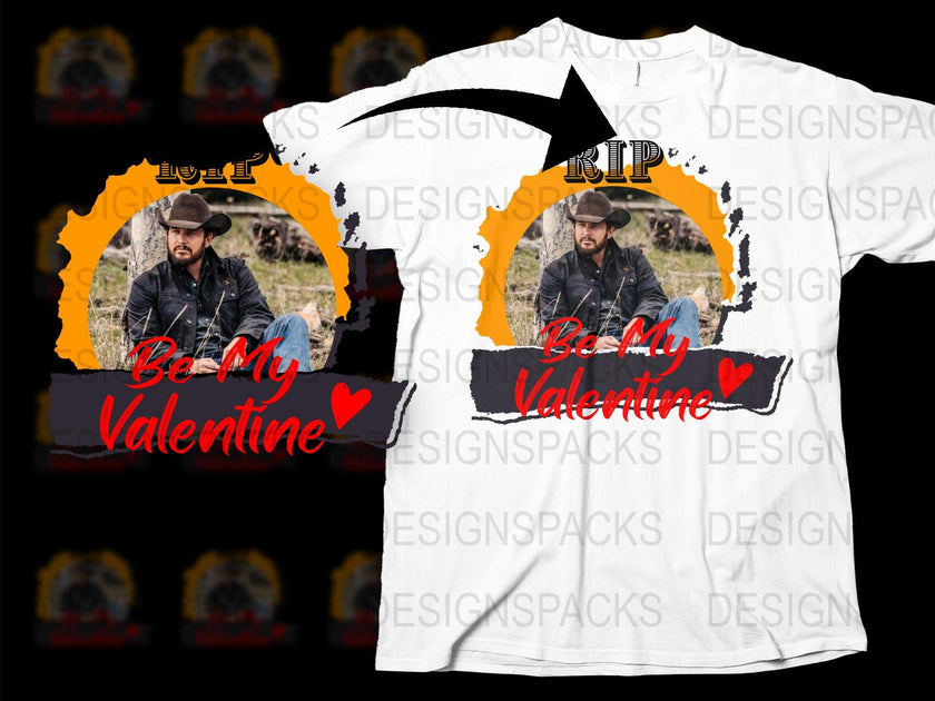 Be My Valentine RIP Graphic Png Digital Download