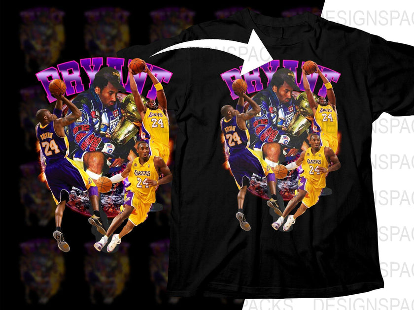 Iconic Kobe Bryant Basketball Legend Moments Bootleg Png Digital Downl