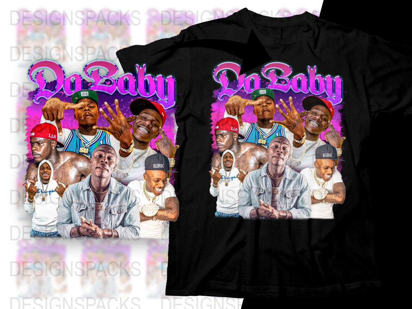 DaBaby Bootleg Graphic Collection Png Digital Download