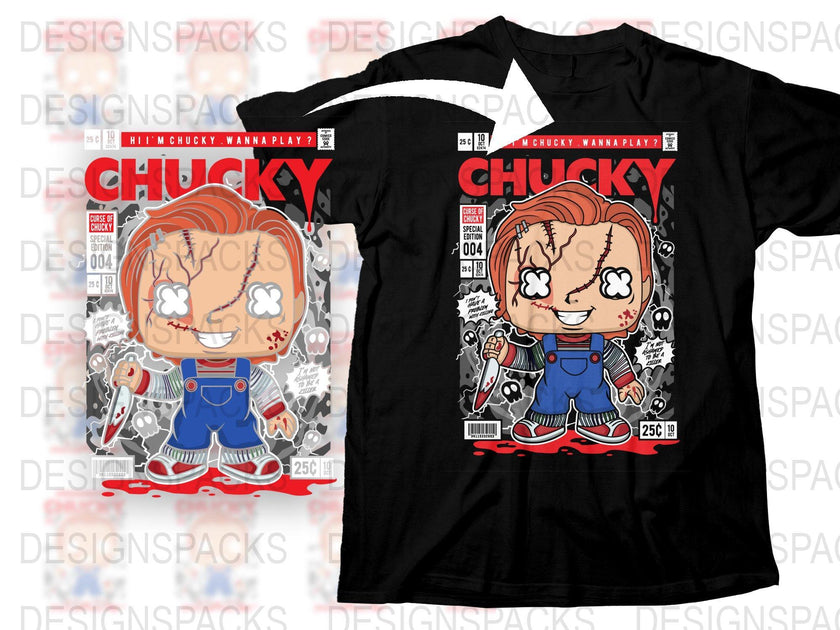 Chucky Popculture Png Digital Download