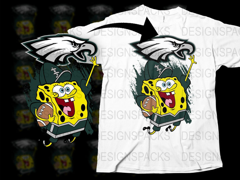 SpongeBob Eagle Mascot Graphic Png Digital Download