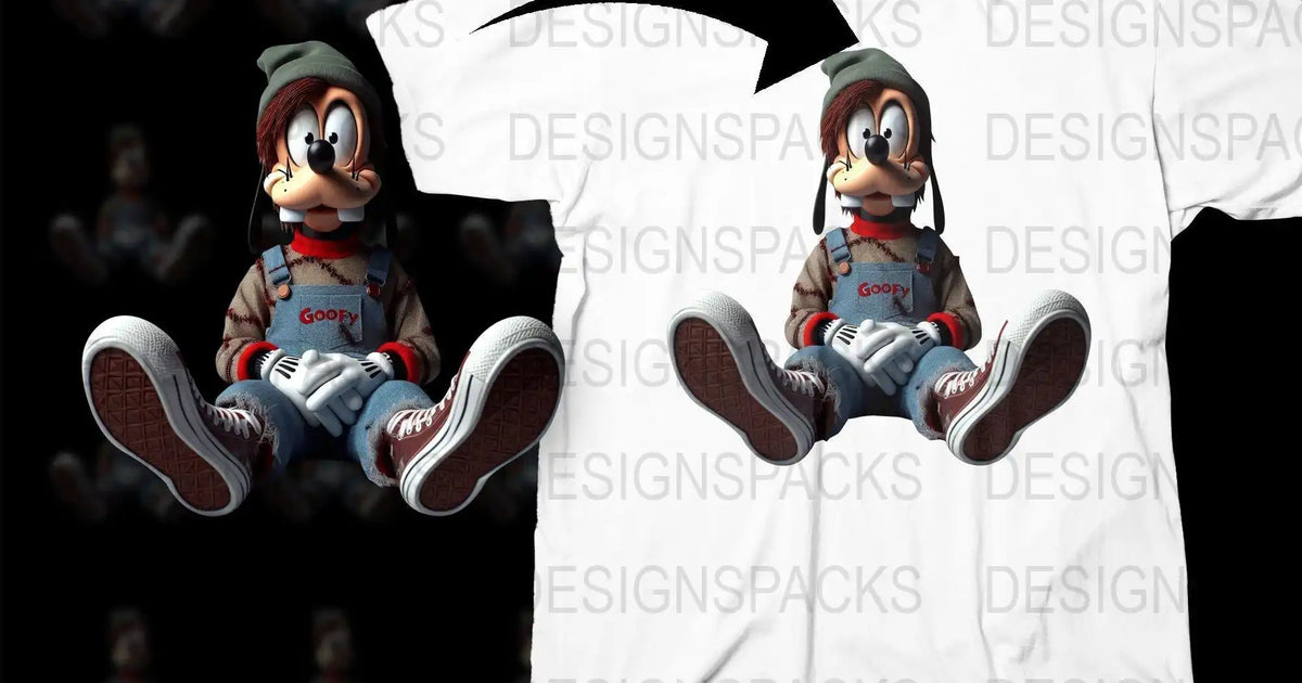 Spooky Goofy Halloween Chucky Doll Png Digital Download – DESIGNSPACKS