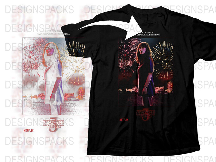 Stranger Things 3 Fireworks Scene Exclusive Png Digital Download