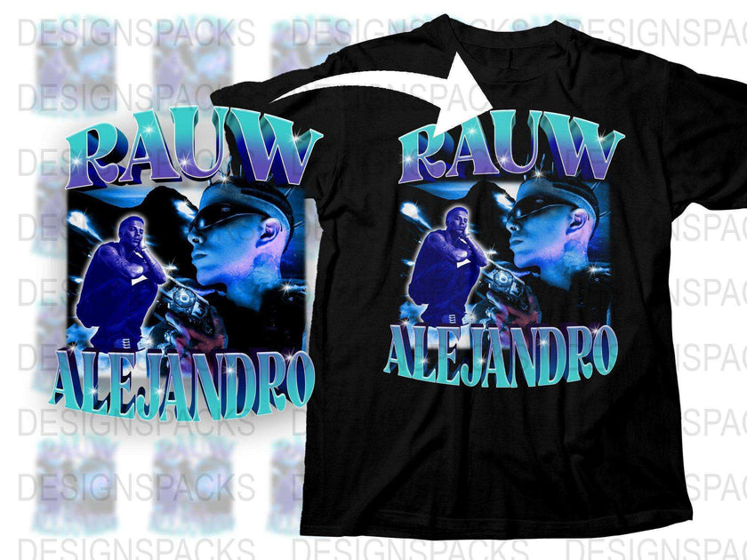 Rauw Alejandro Bootleg Music Star Fan Merchandise Png Digital Download