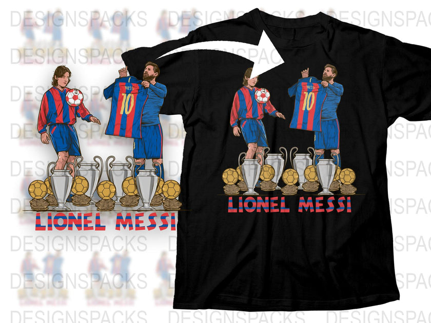 Lionel Messi Iconic Moments Limited Edition Png Digital Download