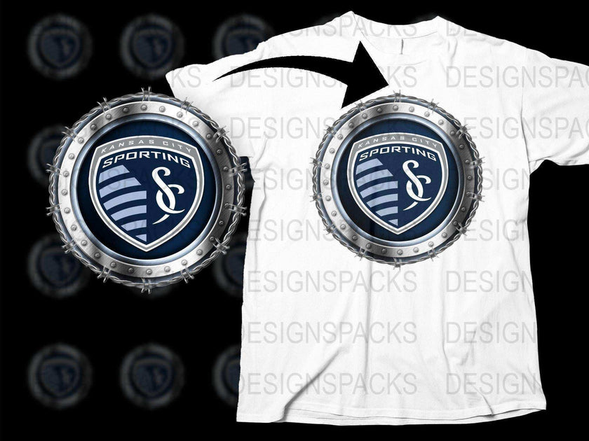 Sporting Kansas City Shield Logo Graphic Png Digital Download