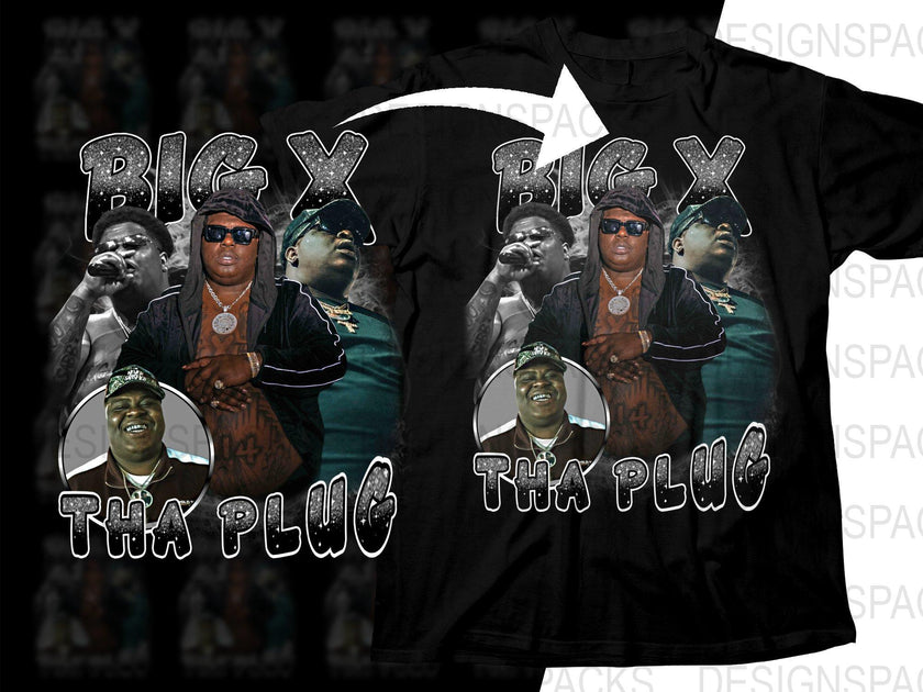 Big X Tha Plug Music Bootleg Graphic Png Digital Download