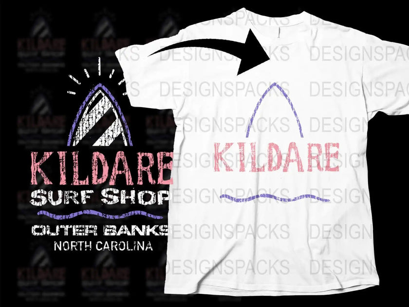 Kildare Surf Shop Outer Banks North Carolina Png Digital Download