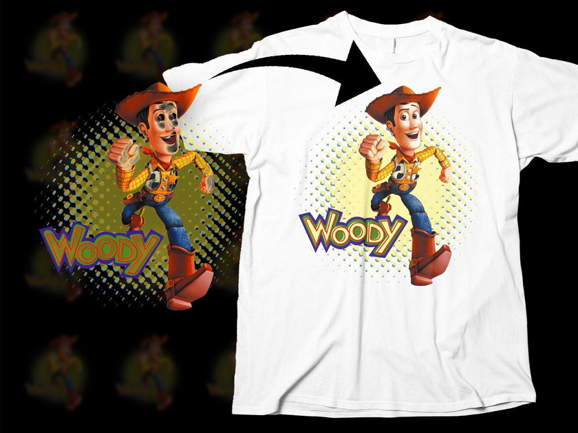 Toy Story Woody Running Graphic Print Png Digital Download