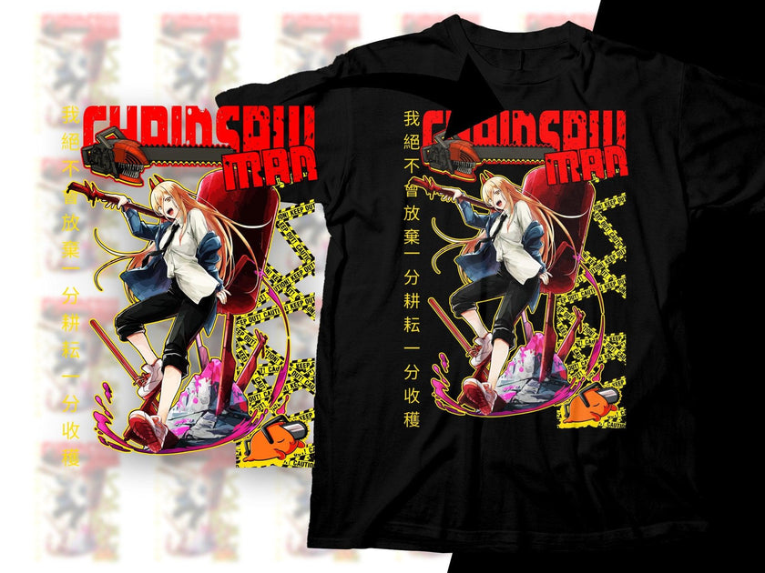 Chainsaw Man Character Power Graphic Design Png Digital Download