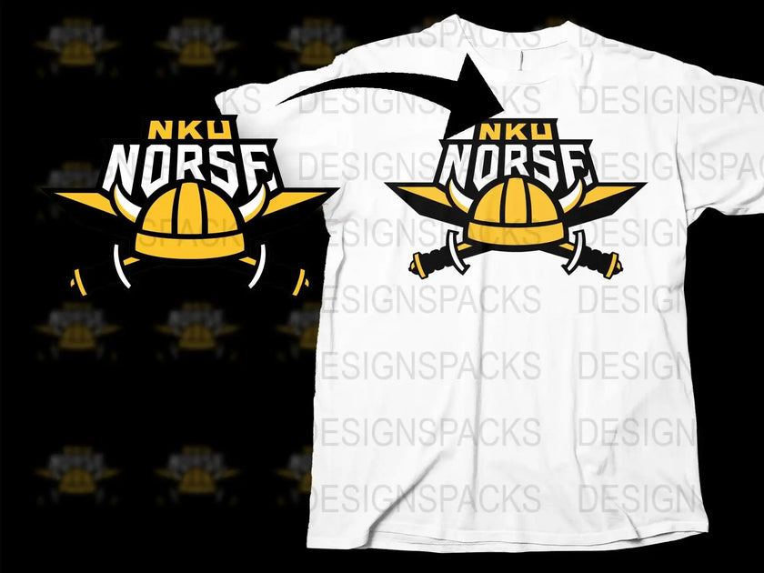 Northern Kentucky Norse College Football Png Digital Download