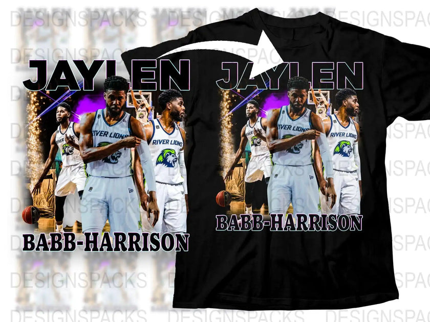Official River Lions Jaylen Babb-Harrison Png Digital Download