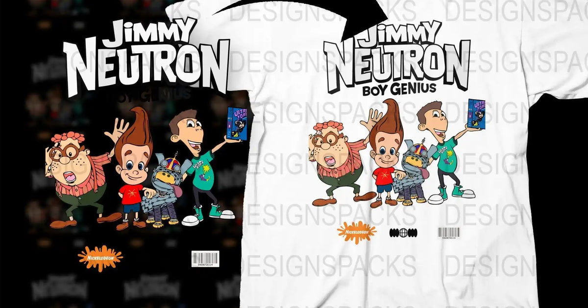 Jimmy Neutron Boy Genius Graphic Print Png Digital Download – DESIGNSPACKS