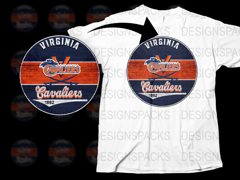 Virginia Cavaliers 1882 Logo Design Png Digital Download
