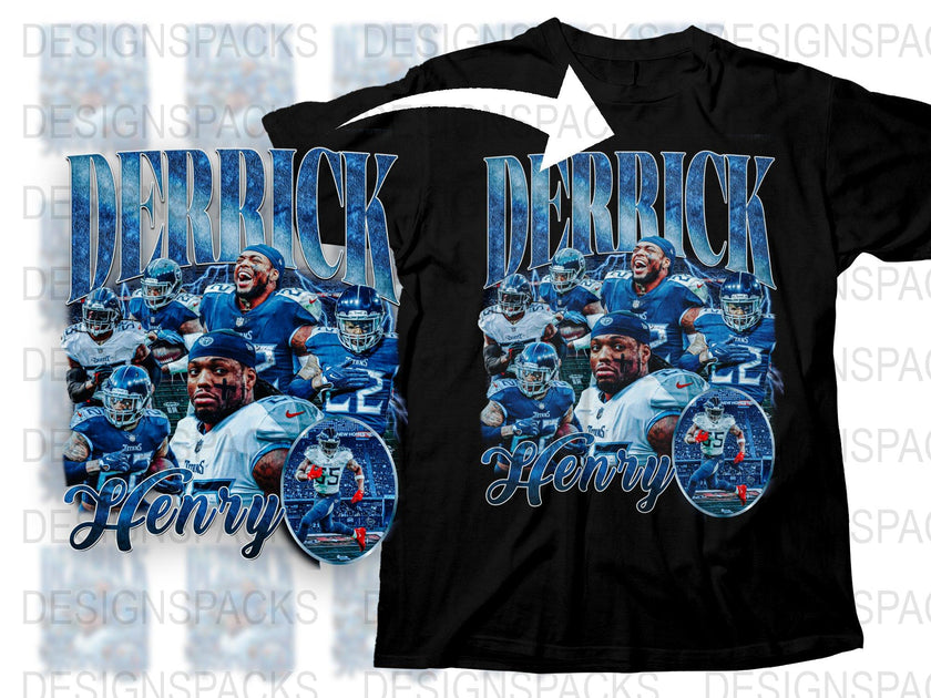 Derrick Henry Bootleg Design Nfl Player Png Digital Download