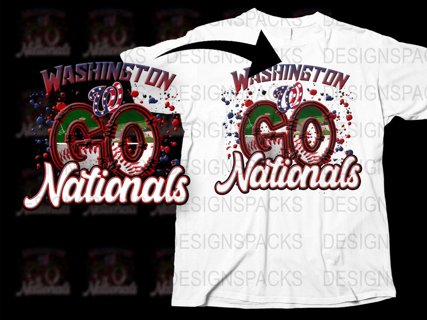 Washington Nationals Go Nationals Png Digital Download