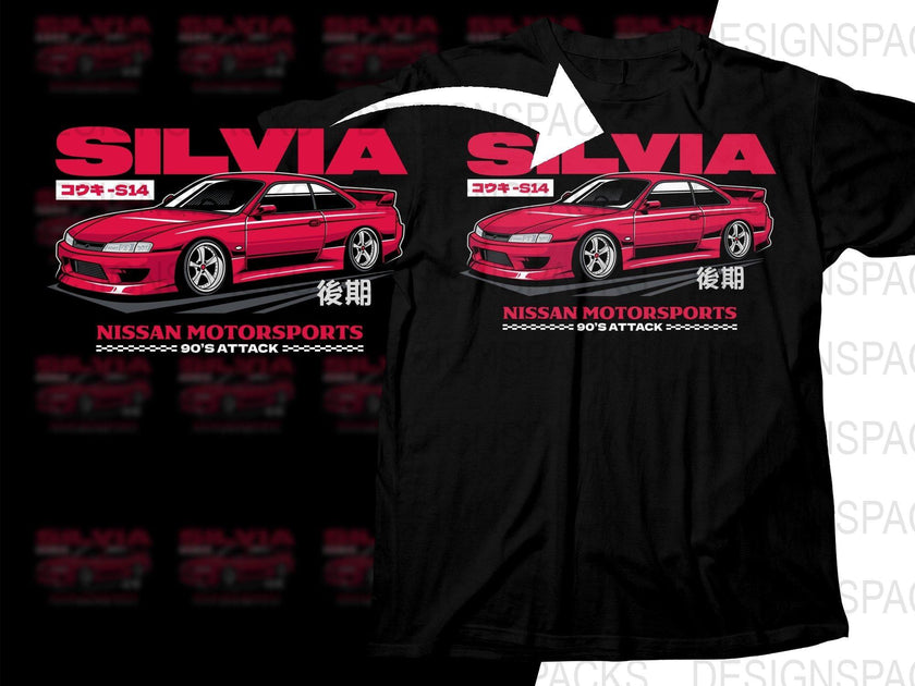 Nissan Motorsports Silvia S14 Png Digital Download