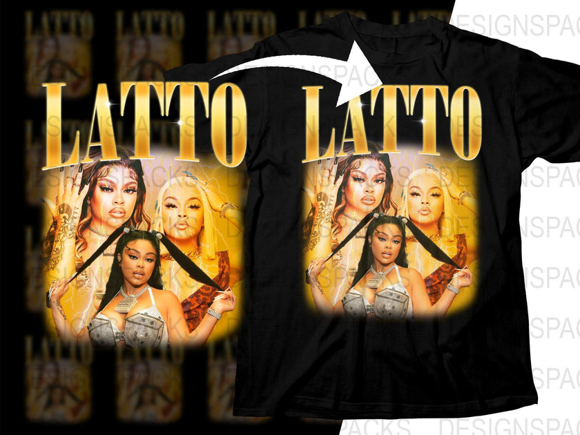 Electrifying Latto Fan Art Graphic Png Digital Download