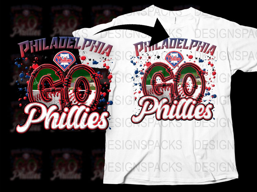 Philadelphia Phillies Go Phillies Png Digital Download