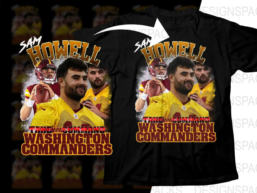 Washington Commanders Take Command Howell Png Digital Download