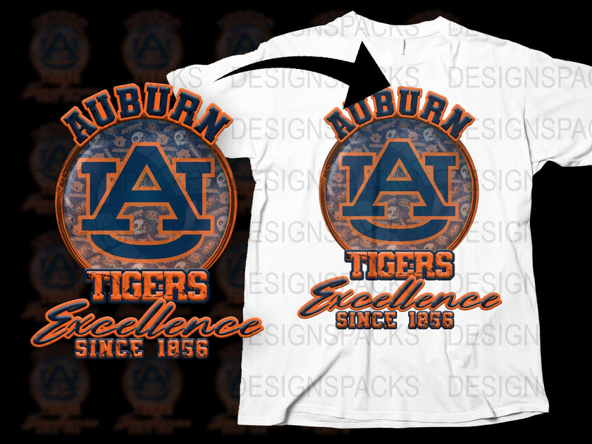 Auburn Tigers Excellence Since 1856 Png Digital Download