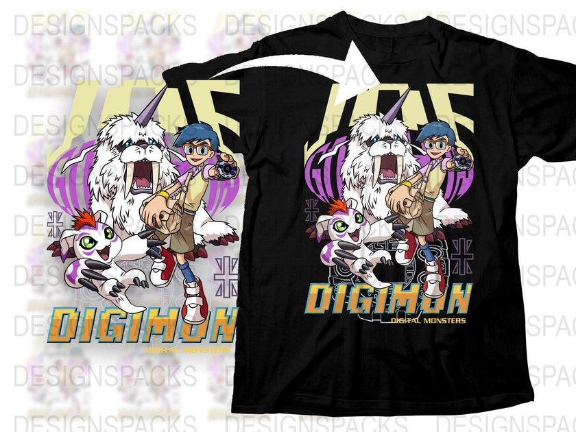 Cool Digimon Digital Monsters Anime Graphic Png Digital Download