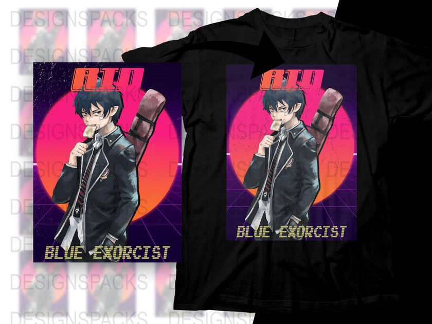 RIN from Blue Exorcist Original Design Png Digital Download