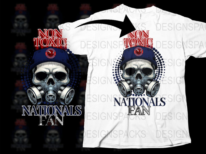 Washington Nationals Fan Non Toxic Design Png Digital Download