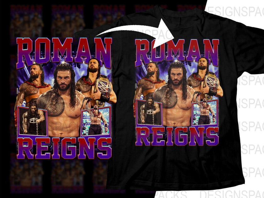 Roman Reigns Png Digital Download Men's Graphic Design Collection