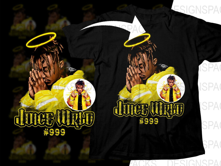 Juice WRLD Unique Halo-Inspired Prayer Art Graphic Png Digital Downloa