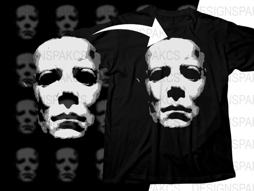 Iconic Halloween Slasher Movie Mask Design Png Digital Download