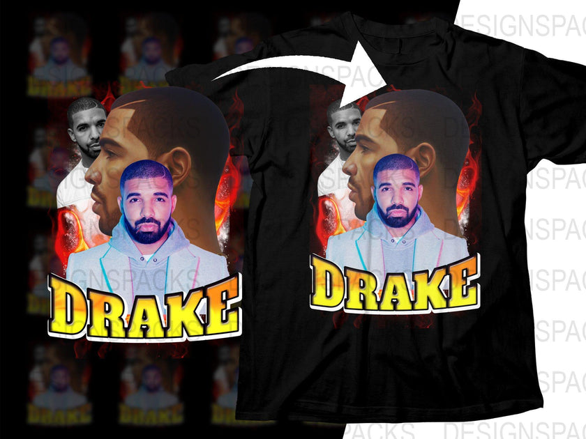 Stunning Multicolored Drake Graphic Design Png Digital Download