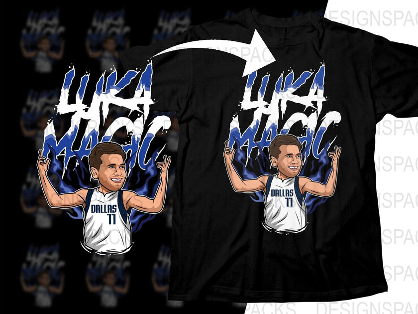 Luka Magic Dallas Mavericks Basketball Star Cartoon Png Digital Downlo