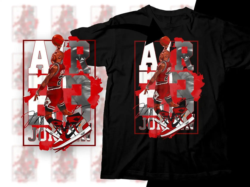 Iconic Michael Sport Brand Air 23 Basketball Player Png Digital Downlo