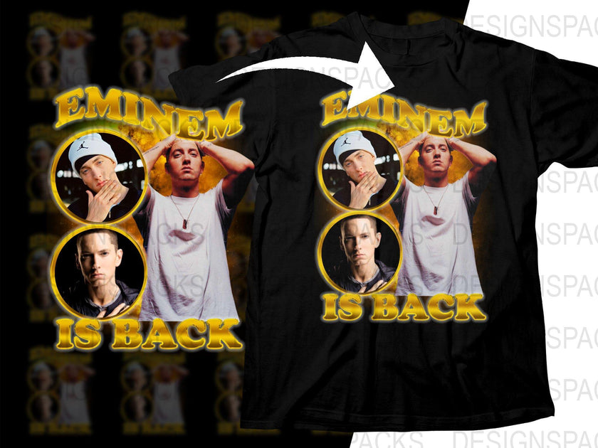 Eminem Is Back Graphic Print Png Digital Download