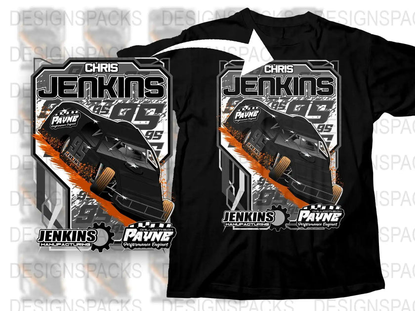 Chris Jenkins Performance Engines Racing Graphic Png Digital Download