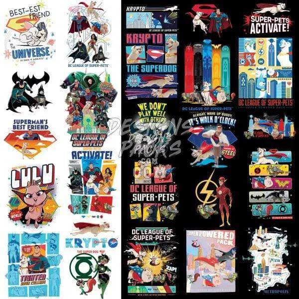 27 Cartoon Movie Designs Bundle PNG