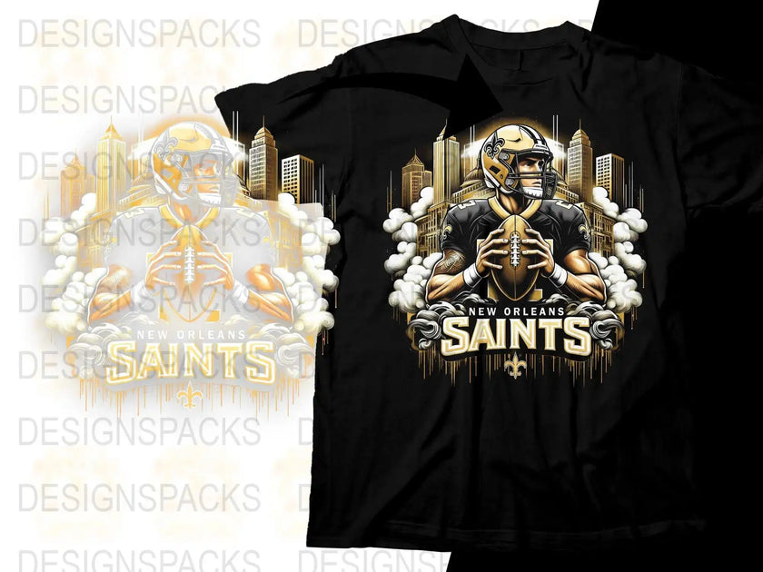 New Orleans Saints Football Player Fan Art Png Digital Download