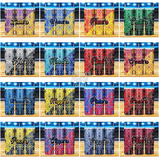 29 Basketball BANDANA Tumbler Wrap Bundle JPG