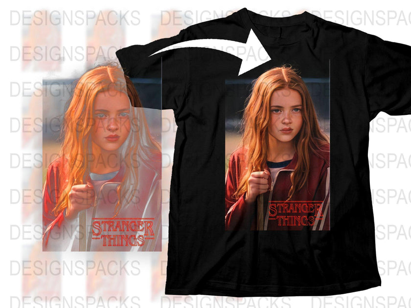 Classic Stranger Things Character Design Png Digital Download