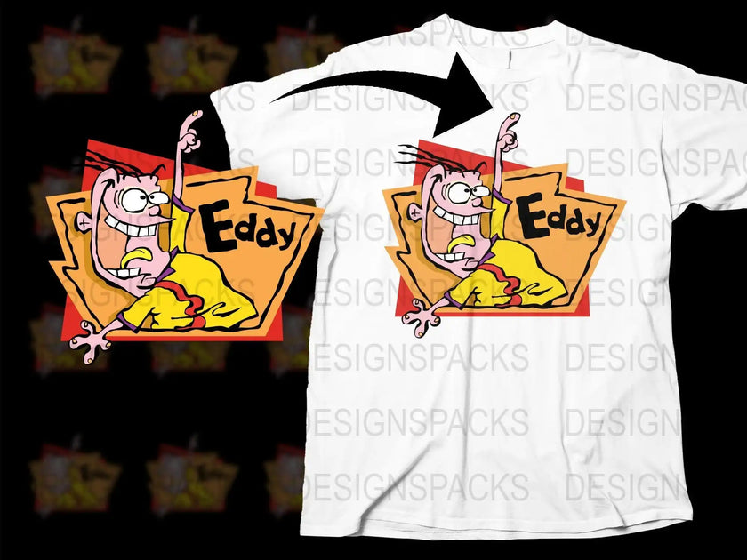 Celebrate Eddy with Fun and Graphic Png Digital Download