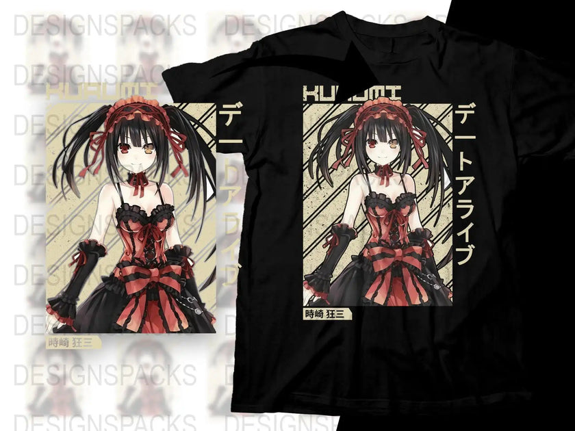 Kurumi Anime Graphic Png Digital Download