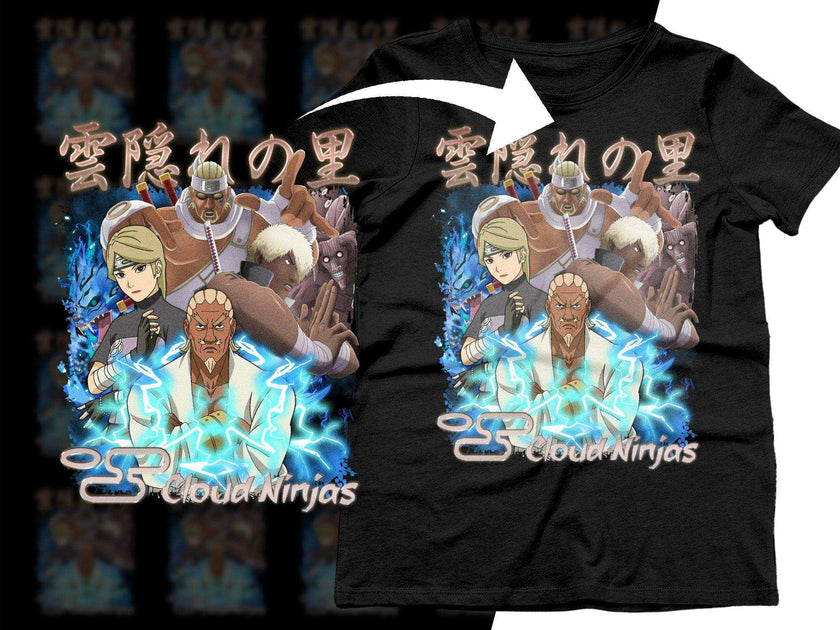 Cloud Ninjas Anime Bootleg Graphic Png Digital DOWNLOAD