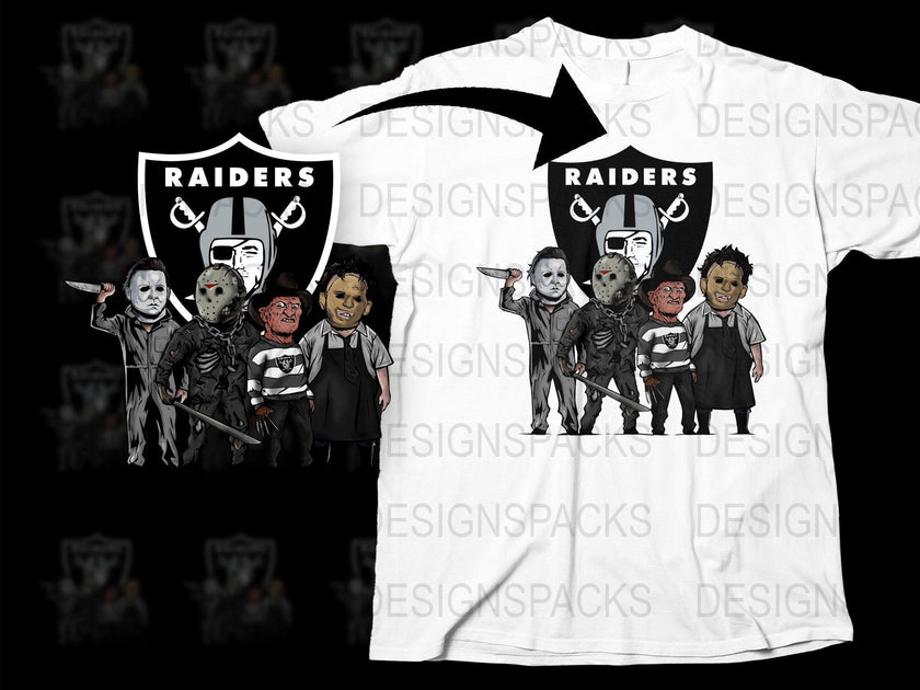 Raiders Slashers Horror Characters Png Digital Download