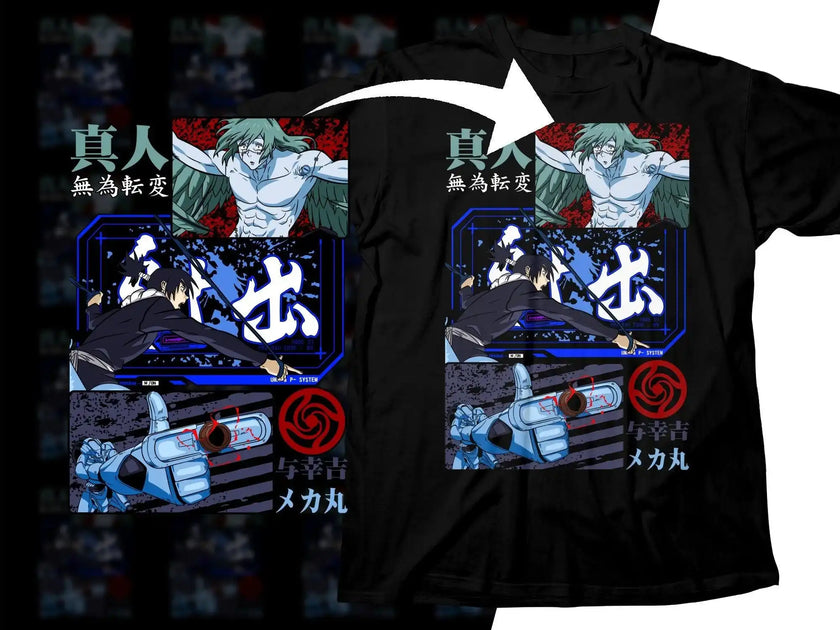 Jujutsu Kaisen Mechamaru Vs Mahito Png Digital Download