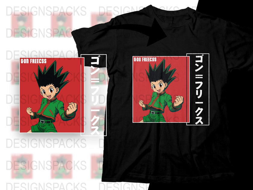 Gon Freecss Anime Graphic Png Digital Download