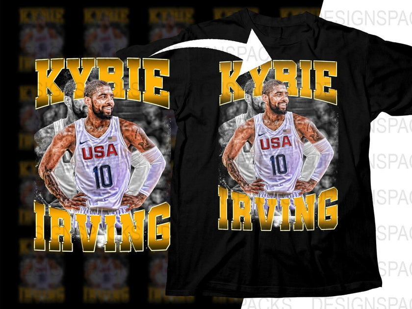 Iconic Kyrie Irving USA Basketball Legend Bootleg Png Digital Download