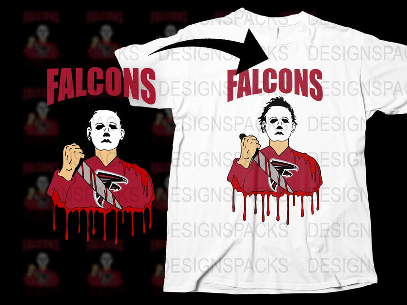 Michael Myers Falcons Halloween Horror Movie Png Digital Download