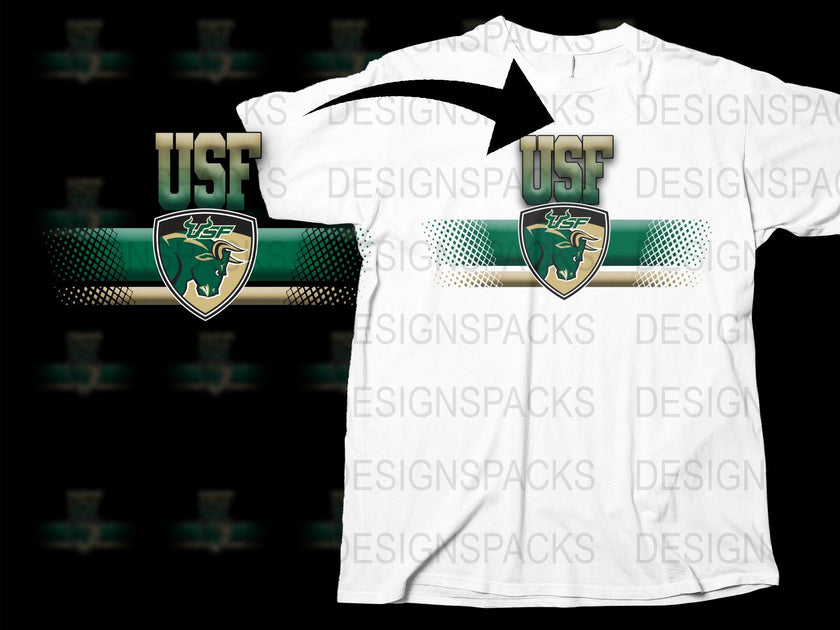 USF Bulls NCAA College Png Digital Download