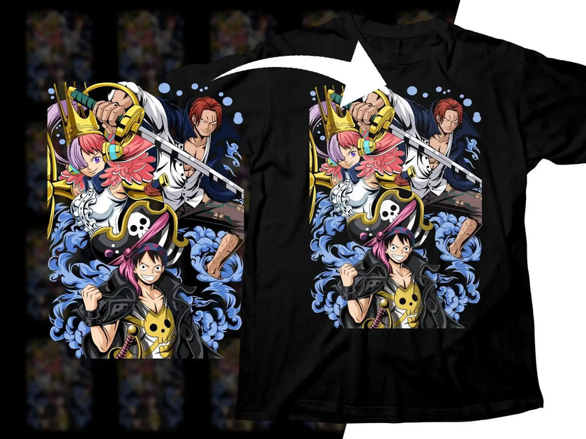 One Piece Stylish Anime Character Group Art Png Digital Download